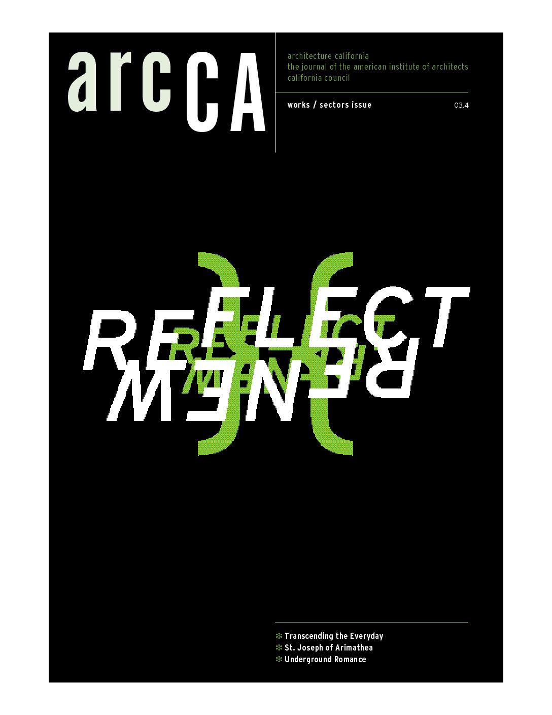 arcCA 03.4: Reflect, Renew – arcCA Digest