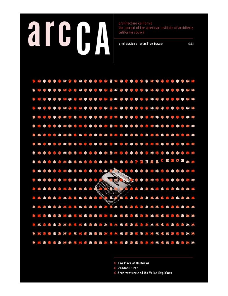 arcCA 04.1: Press Check – arcCA Digest